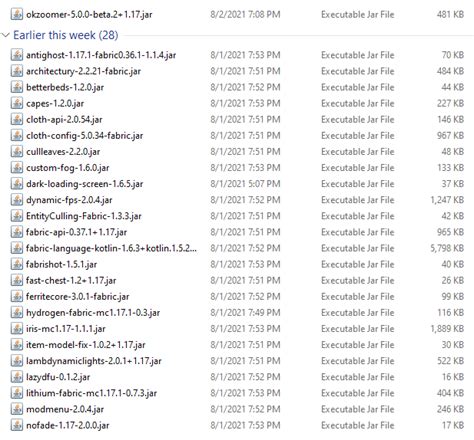 Not Working With The 1 17 Fabulously Optimized Modpack Issue 29 PepperCode1