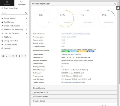 configuring virtualmin on centos 7 for website hosting part 1 lowendbox
