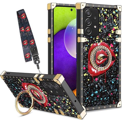 Nancheng For Samsung Galaxy A G Phone Case For Samsung A S Case With Ring Stand Case Girls