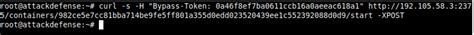 bypass the docker firewall by abusing rest api