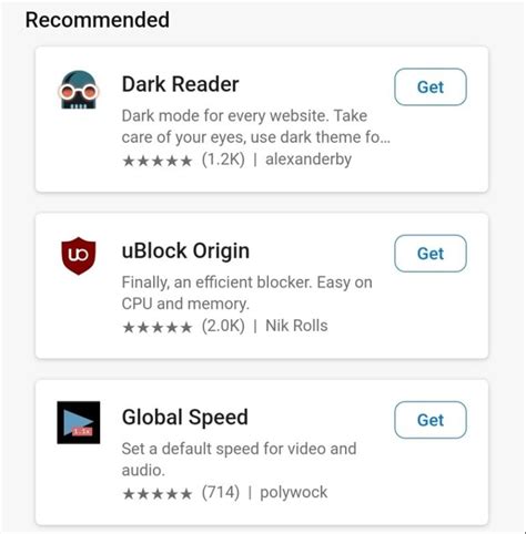 You Can Run Extensions In Microsoft Edge For Android At Least In The Canary Version