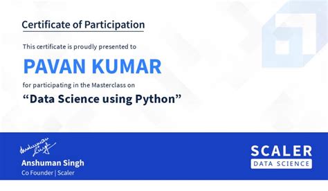 Pavan Kumar V On Linkedin Certificate Data Science Using Python