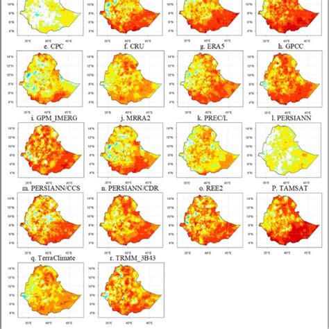A R Spatial Distribution Of Correlation Coefficients Between The Spi