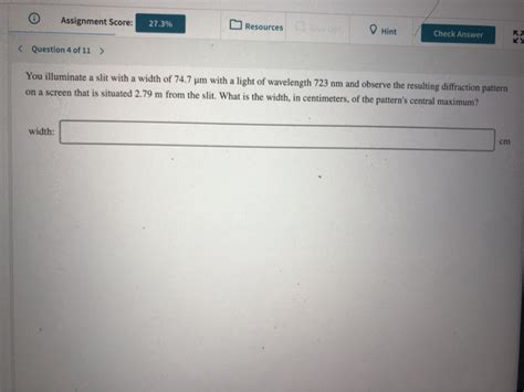 Solved Assignment Score 27 3 Resources Hint Check Answer