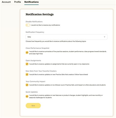Turn On Teacher Notifications