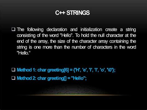 Cpp Overviews Notes Variable Data Types Notes Ppt