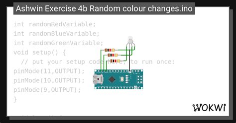 Ashwin Exercise 4b Random Colour O Wokwi Esp32 Stm32