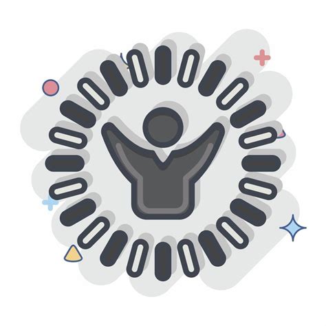 Icon Optimism And Happines Related To Psychological Symbol Comic