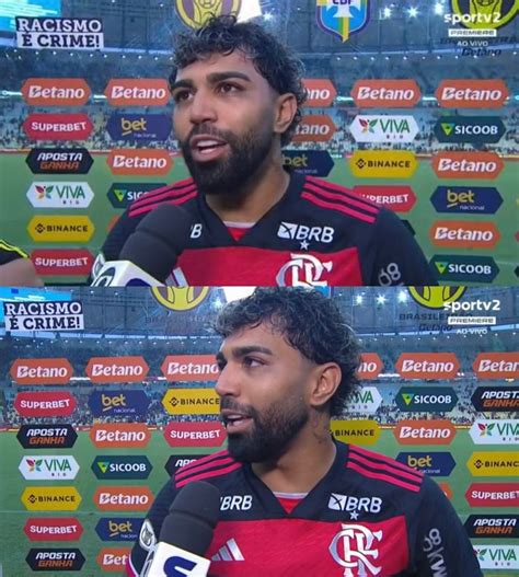 Durante Entrevista à Imprensa Após O Seu último Jogo No Flamengo Que