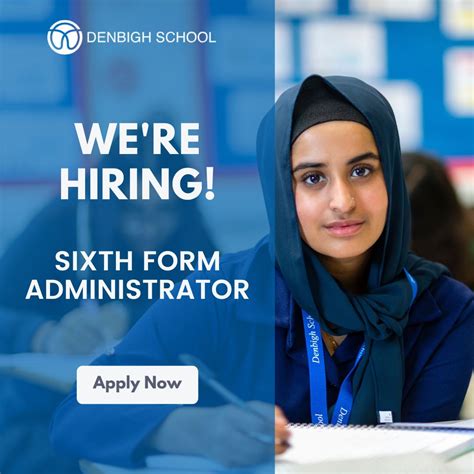 Denbigh School Is Seeking A Talented Sixth Form Administrator To Join