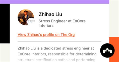 Zhihao Liu Stress Engineer At Encore Interiors The Org