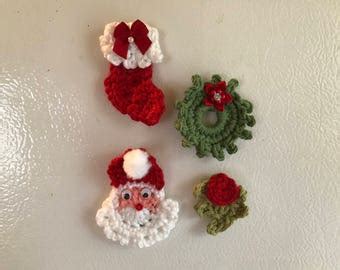 Crocheted Magnets Etsy