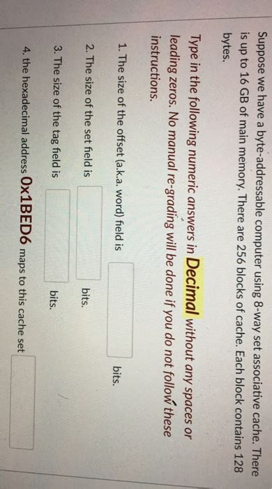 Solved Suppose We Have A Byte Addressable Computer Using