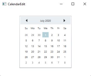 Getting Started With WPF Calendar Control Syncfusion