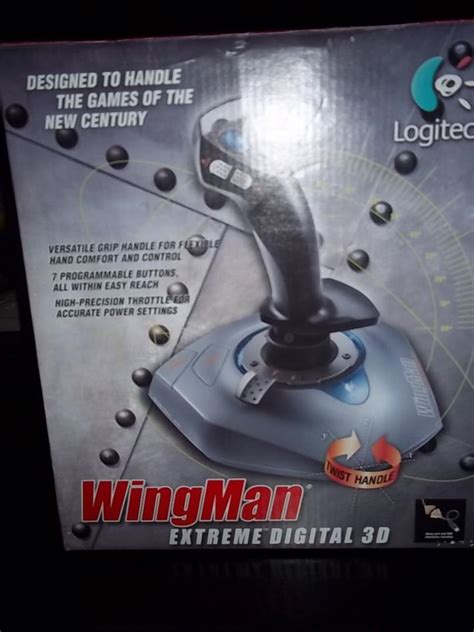 Logitech Wingman Extreme Digital 3d Twist Usb Joystick W Throttle Mint