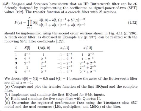 Shajaan And Sorensen Have Shown That An IIR Chegg