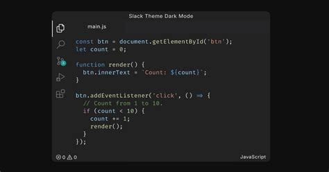Slack Theme By Felipe Mendes Vs Code Themes