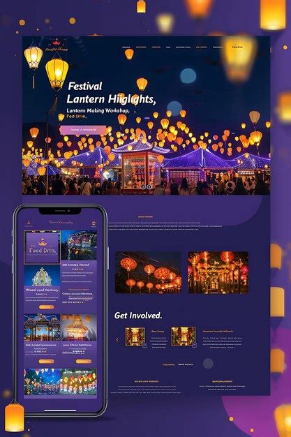 Split Screen Layout Web With Full Screen Video Effect Immers Autumn