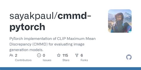 Github Sayakpaulcmmd Pytorch Pytorch Implementation Of Clip Maximum Mean Discrepancy Cmmd