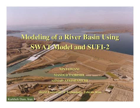 Pdf Modeling Of A River Basin Using Swat Model