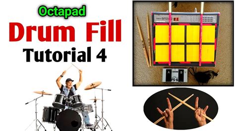 Octapad Drum Fill Tutorial 4 Roll Octapad Music Youtube