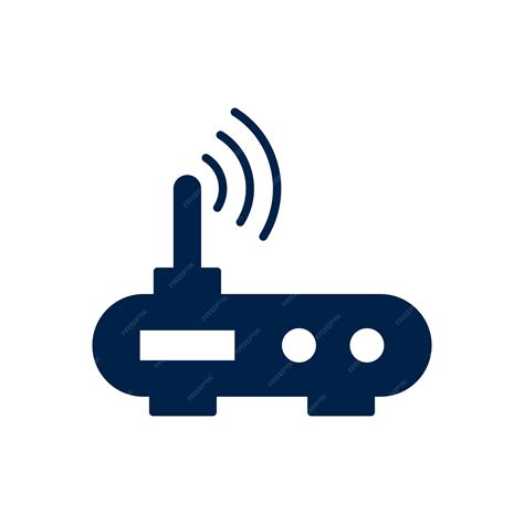 Premium Vector Wi Fi Router Icon Vector Logo Illustration