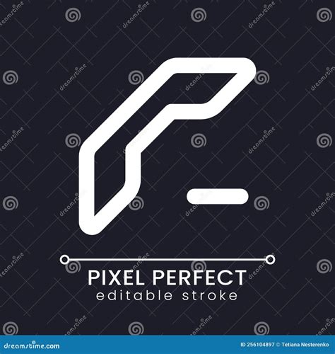 Delete Contact Pixel Perfect White Linear Ui Icon For Dark Theme Stock Vector Illustration Of