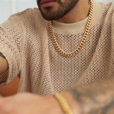 Cuban Link Set Gold