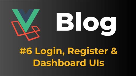laravel 9 and vue 3 blog with sanctum authentication 6 login register