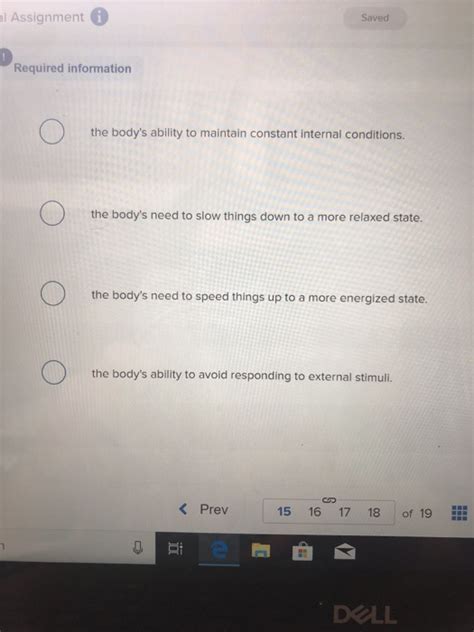 Solved L Assignment Saved Required Information The Bodys