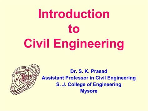 Introduction To Civil Engineering Ppt