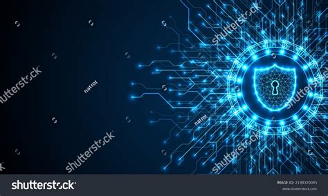 Cyber Security Concept Personal Data Security Stock Vector Royalty Free 2198320045 Shutterstock