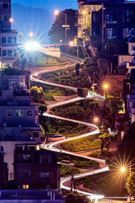 Lombard Street The Crookedest Street In The World