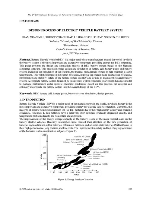 Pdf Icatsd2f428 Design Process Of Electric Vehicle Battery System