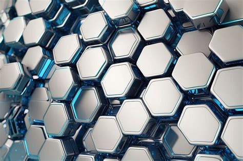 premium photo abstract technological hexagonal background 3d rendering