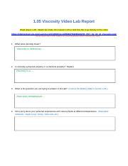 Understanding Viscosity through Practical Experiments | Course Hero
