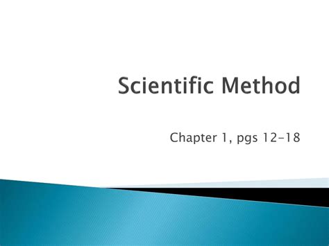 Ppt Scientific Method Powerpoint Presentation Free Download Id8839325