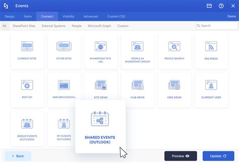 Integrate Shared Outlook Events On SharePoint ShortPoint