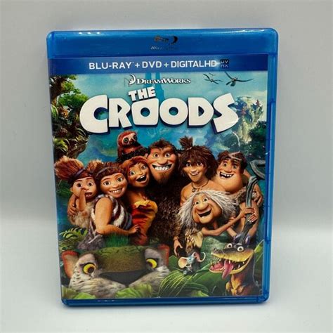 Dreamworks Animation Media The Croods Blu Ray Dvd Digital 3 Disc