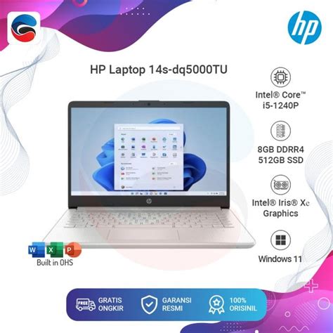 Hp Laptop S Dq Tu Intel Core I P Gb Gb Ssd Win B Pa Lazada Indonesia