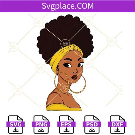 Peeking Afro Girl Svg Peekaboo Girl Svg Afro Girl Svg Sweety Girl Svg