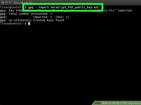 How To Verify A Pgp Signature 14 Steps With Pictures Wikihow