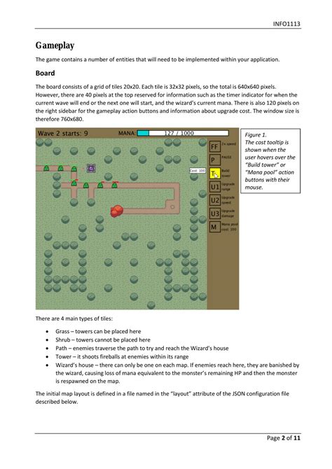 Wizardtd A1 2023 S2 Info1113 Object Oriented Programming Usyd