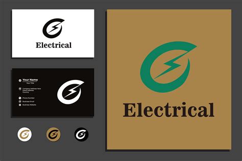 Letter E Electric Vector Logo 7727231 Vector Art At Vecteezy