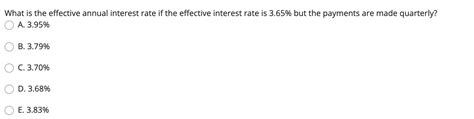 Solved What Is The Effective Annual Interest Rate If The Chegg Com