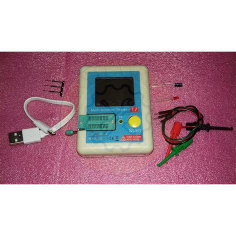 LCR T7 Transistor Tester TFT Diode Triode Capacitance ESR Meter Multifunction Tester Multimeter