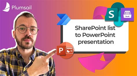 How To Export Sharepoint List Into Powerpoint Presentation Youtube