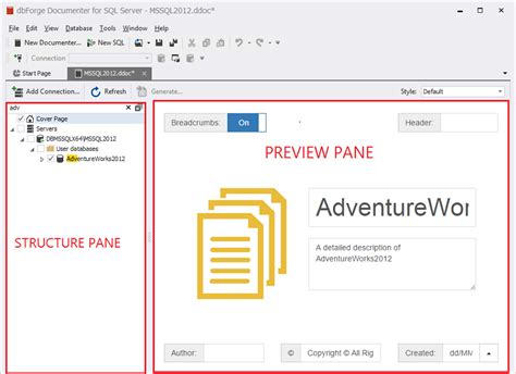 sql server how to automatically generate sql server documentation sql authority with pinal
