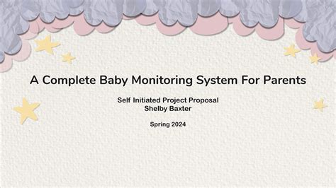 Baby Monitor Project Proposal Behance