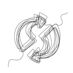 Cartoon Arrow Game Interface Element Cursor Vector Image